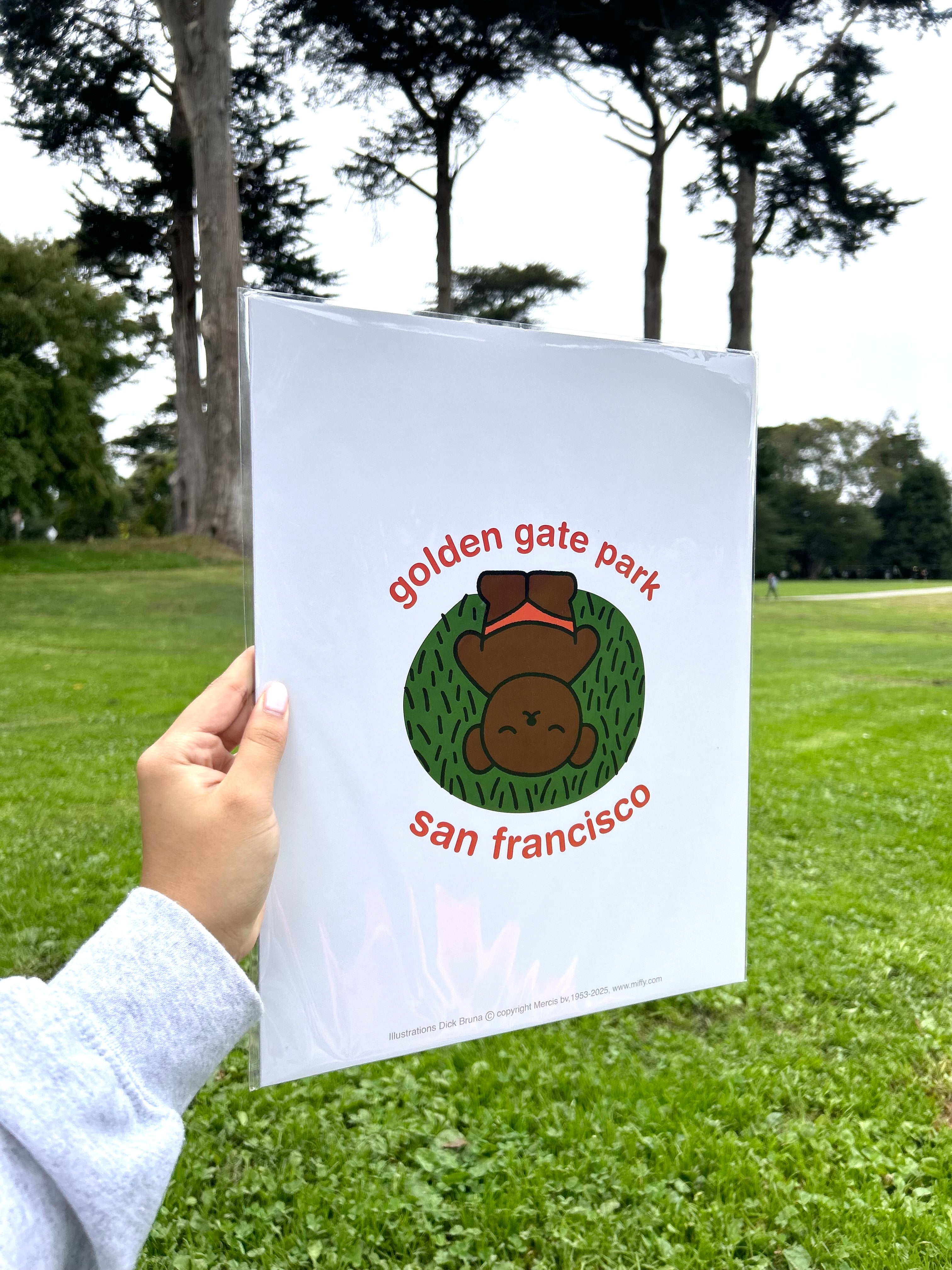 Boris SF Golden Gate Park Art Print,, 11 x 17 – The Kira Shop